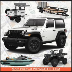 2023 Jeep Wrangler w/ Taxa Outdoors Woolly Bear Tailgate Edition Trailer