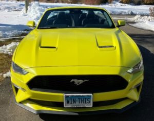 2021 Grabber Yellow Mustang Convertible