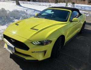 2021 Grabber Yellow Mustang Convertible