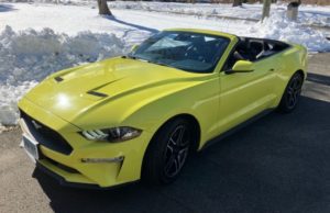2021 Grabber Yellow Mustang Convertible
