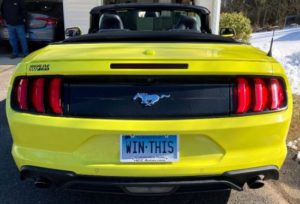 2021 Grabber Yellow Mustang Convertible