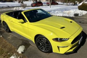 2021 Grabber Yellow Mustang Convertible