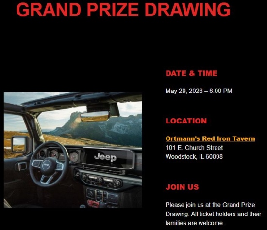 2026 Jeep Wrangler 4DR Sport – or – $40,000 Cash Option